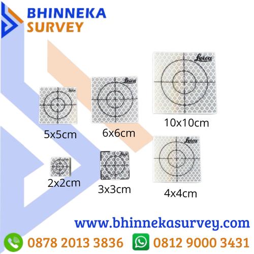 Jual Survey Reflector Sheet 2x2cm / Reflective Tape 3x3cm / Prisma ...