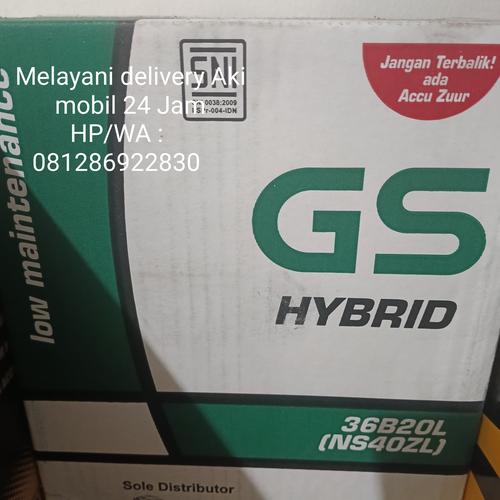 Jual aki gs hybrid ns40ZL Toko Aki Mobil 24 Jam Wilayah Pamulang - Kota ...