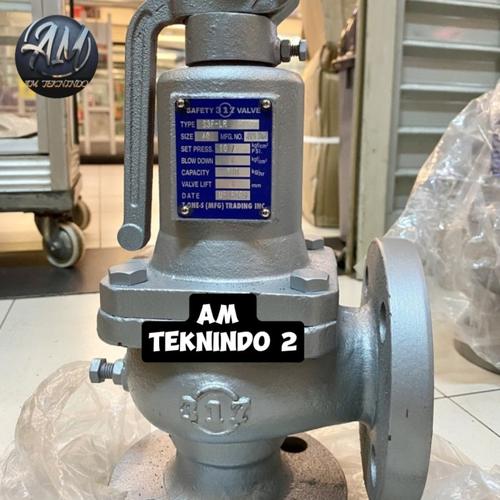 Jual Safety Valve Cast Iron Jis 10k 21/2" inch DN65 / Safety Valve 317 ...
