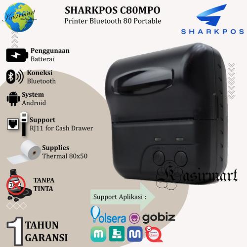 Promo MOBILE MINI PRINTER KASIR-PPOB IWARE C-80 SETARA CX-80B BLUETOOTH ...