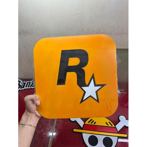 Jual Wall Panel Multilayer Logo Rockstar - Jakarta Barat - Nakami Craft ...