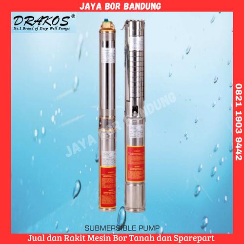 Jual Mesin Pompa Air Submer Sible DRAKOS 1 HP 750 Watt 3" - Water Pump ...