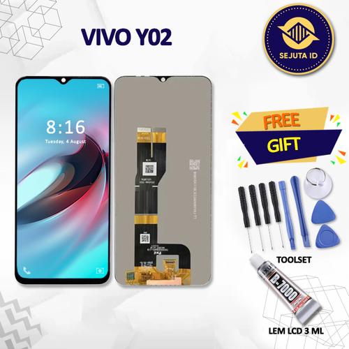 Promo LCD VIVO Y02 FULLSET TOUCHSCREEN ORIGINAL FULLSET FREE TOOLS ...