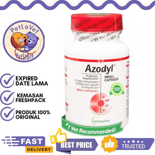 Jual Azodyl Probiotik Ginjal Kucing dan Anjing Original - per capsul ...
