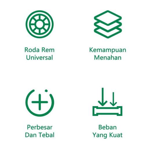 Jual ! ISKU TROLI BENGKEL RAK 3 SUSUN BESI TROLLY TROLLEY RAK KERJA ...