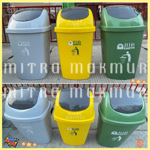 Jual TEMPAT SAMPAH BIO 50 LITER GREEN LEAF 2155 TONG SAMPAH 50 LITER PLASTIK DUSTBIN PLASTIC ...