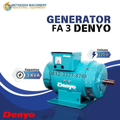 Jual Alternator Denyo 3 Kva FA 3 1 Phase 220V Generator Genset 3Kva - Kota Surabaya ...
