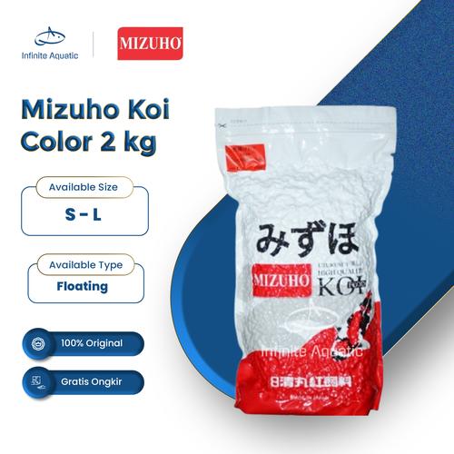 Jual Pelet Ikan MIZUHO KOI Color 2 kg FLOATING Ikan Mas Koki Japan ...