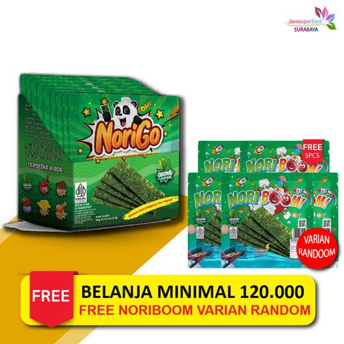 Jual Norigo Snack Cemilan (1 DUS ISI 60 PCS) / Nori Sachet Seaweed Snack 3g - Kota Surabaya ...