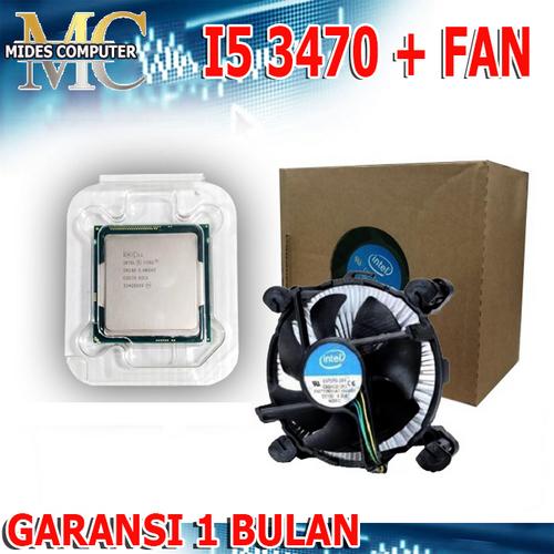 Promo Processor Intel Core i5 3470 Soket 1155 + FAN Intel - I5 3570 ...