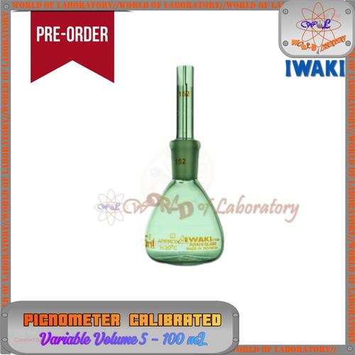 Jual IWAKI Picnometer Calibrated, Variable Size 5 mL - 100 mL - 50 mL ...