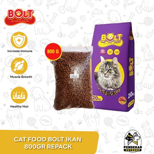 Jual Bolt Makanan Kucing Repacking 1kg Cat Food Bolt Dry 1 kg Ikan Tuna ...