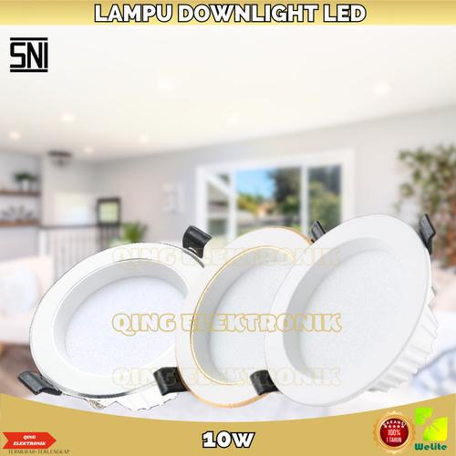 Promo Lampu Downlight Plafon Panel LED 3 Cahaya 1 Lampu 10W - White ...