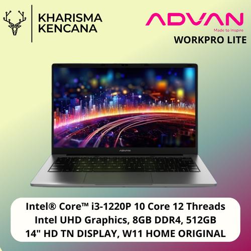 Jual ADVAN WORKPRO LITE CORE i3 1220P 8GB 256GB 14" HD TN W11 HOME ...