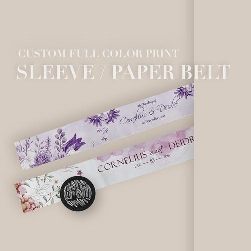 Jual Custom Sleeve | Paper Belt - Full Color Print - Kota Semarang ...