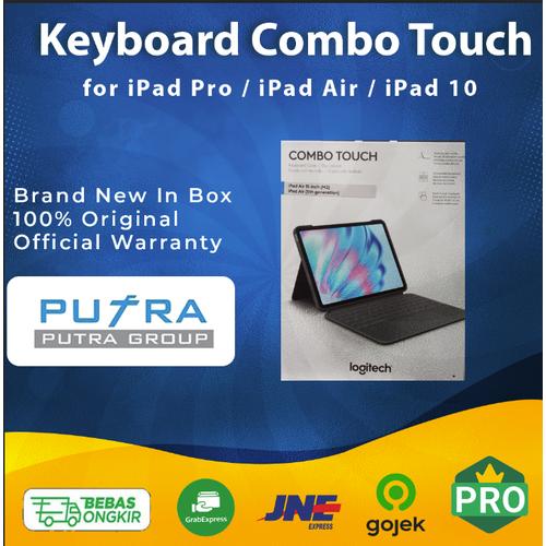 Promo Logitech Combo Touch Keyboard Trackpad iPad Pro 2021 M1 11” 12.9 ...