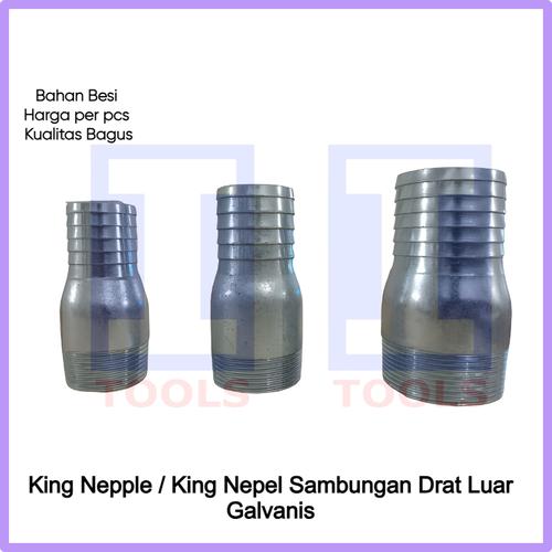 Jual King Nepple / King Nepel Sambungan Drat Luar Galvanis 3" 4" 5" 6 ...