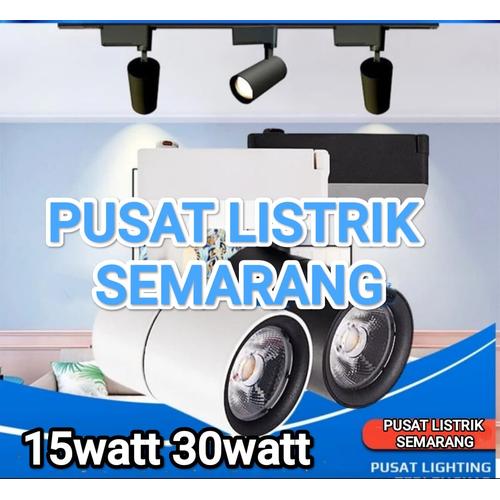 Jual Lampu Rell Track LED Sorot Lampu Track Light Spotlight 15W 30W ...