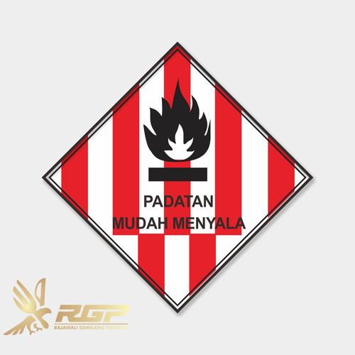 Jual Rambu Limbah B3 Padatan Mudah Menyala Uk.40x40cm - Kota Bekasi ...
