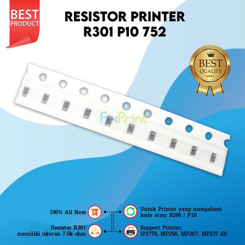 Jual Resistor Canon R301 Error B200 / P10 752 - Jakarta Selatan ...
