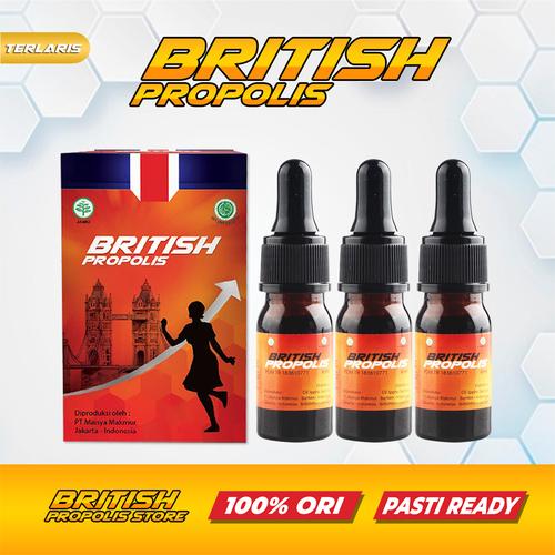 Jual British Propolis Paket 3 Botol (6ml) - Propolis Terbaik, Jamin ...