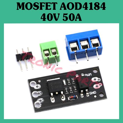 Jual AOD4184 MOSFET MOS Tube FET Module Replacement Relay 40V 50A Board ...