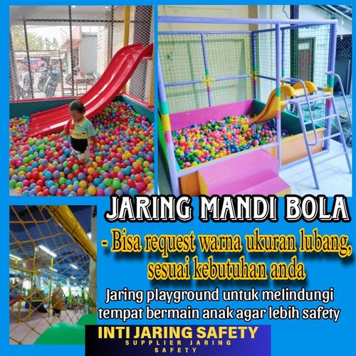 Jual bahan PE 3mm Jaring mandi bola Jaring playground anak-anak ...