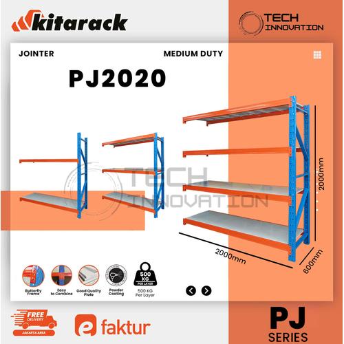 Jual KITARACK Medium Duty Rak Gudang Besi 4 Susun 200 x 60 x 195cm ...