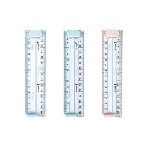 Promo Kutsuwa Foldable Ruler 30cm B5 Notebook Multi Ruler Penggaris Lipat Ukuran Buku Tulis ...