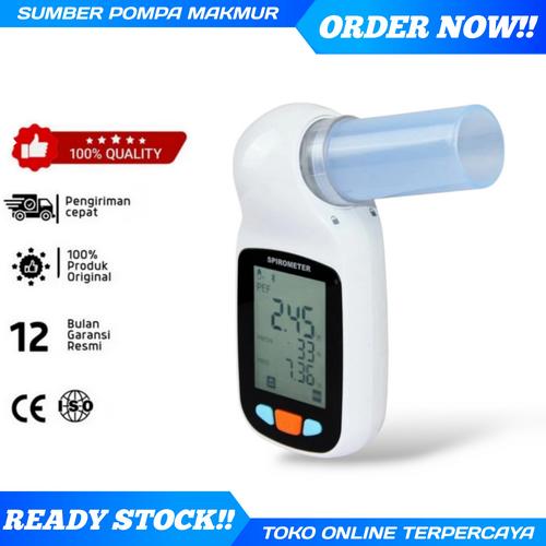 Jual spirometer Spirometri Spyrometri Alat deteksi paru paru pernapasan ...