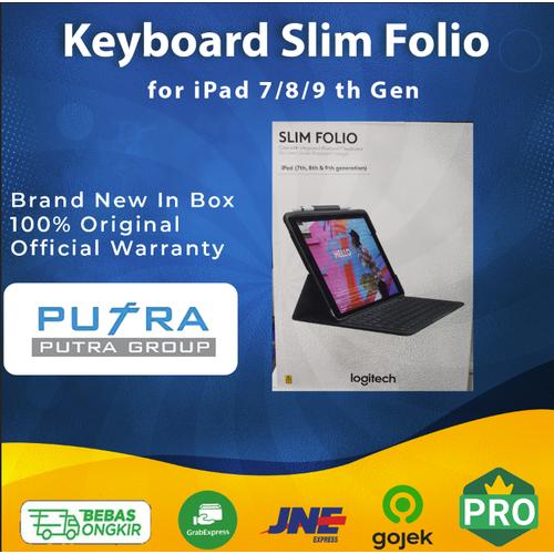 Jual Logitech Slim Folio / Combo Touch Keyboard for iPad 10 9 10th 9th ...