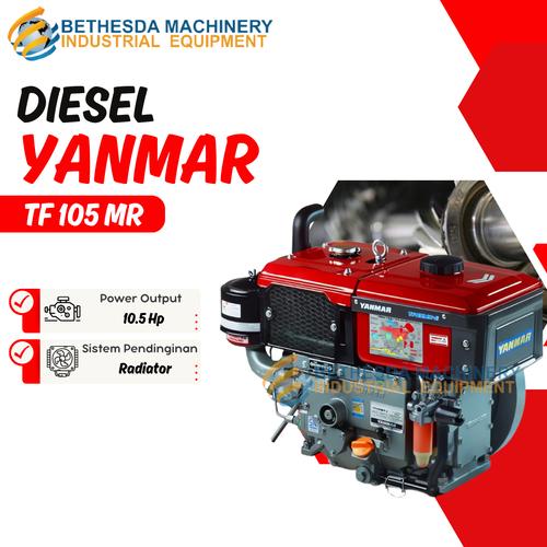 Jual Diesel Engine 10.5 PK Yanmar TF105 Radiator Yanmar TF105R 10.5Hp ...