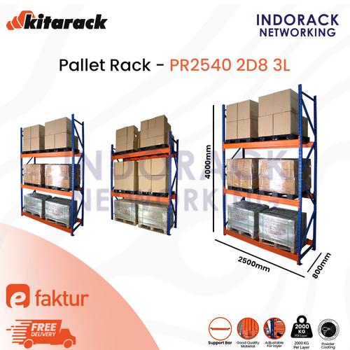 Jual KITARACK Rak Pallet 2 TON Racking Pallet Heavy Duty Panjang 2.5M ...