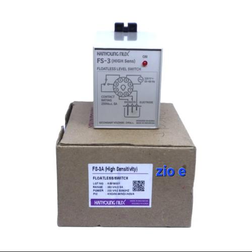 Jual floatless level switch hanyoung nux fs-3a fs 3 fs 3a 220vac ...