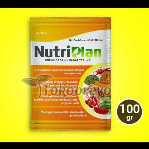 Jual PUPUK NUTRIPLAN WP 100 GRAM PER SACHET ORGANIK PADAT - Jakarta Pusat - KAYS_11 | Tokopedia