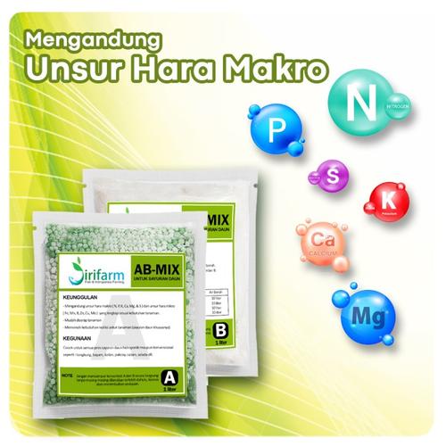 Jual AB Mix 1L Konsentrat (Bubuk) Pupuk/Nutrisi Hidroponik Sayuran Daun ...