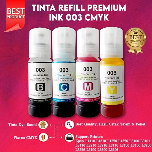 Jual Tinta Epson 003 Ink Cartridge T00V L1110 L3210 L3110 L3210 L5190 ...