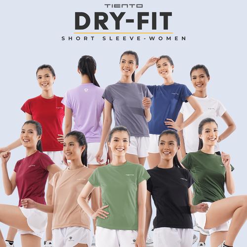 Promo Kaos Dry Fit Women Running Baju Olahraga Lari Wanita - NAVY, XXL ...