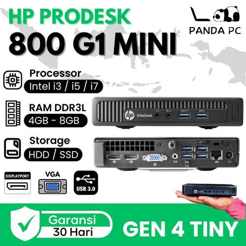Jual HP EliteDesk 800 G1 Mini PC Tiny Core i3 / i5 / i7 Gen 4 Micro ...