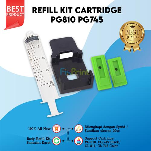 Jual Refill Toolkit Penyedot Cartridge Canon Pendek 810 811 47 57 745 ...