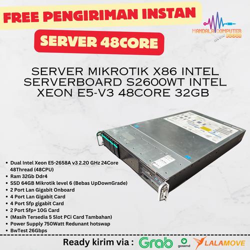 Jual Server Mikrotik X86 Intel ServerBoard S2600WT Intel Xeon E5-V3 ...