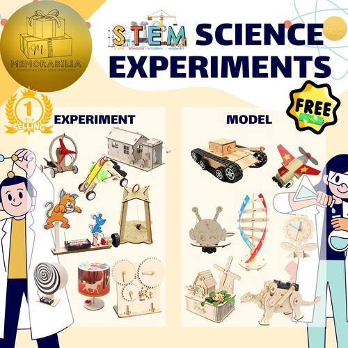 Promo Mainan Edukasi Wooden Puzzle Rakitan DIY Sains Eksperimen Science ...