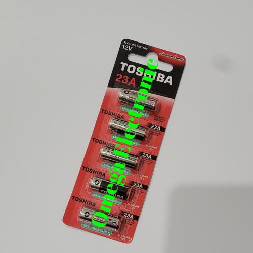 Jual Toshiba 23A Batre Baterai Bat Battery Alkaline 23AE A23 23A 23 12v ...