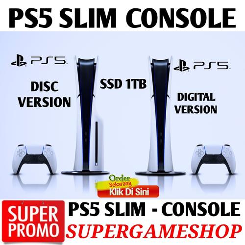Promo SONY PS5 Console Sony Playstation 5 - PS5 SLIM DISC Cicil 0% 3x ...