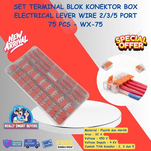 Jual Terminal Blok Listrik Kotak Sambungan Pengait Kabel Aman Digunakan ...