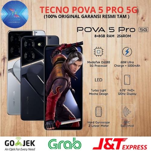 Jual Tecno Pova 5 Pro 5G Ram 8GB Rom 256GB 8/256GB Garansi Resmi Tecno ...