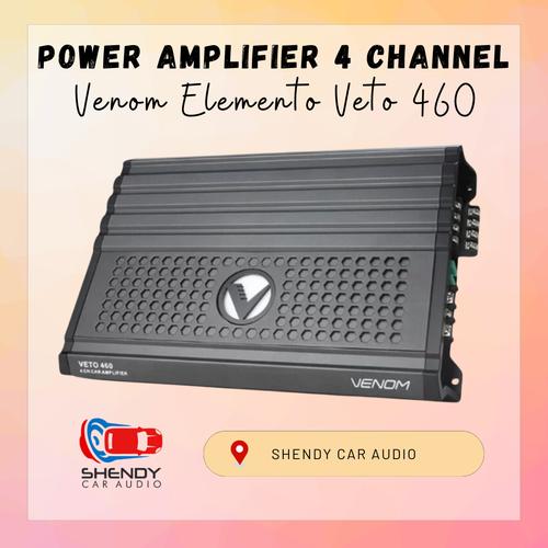 Jual Power Amplifier 4 Channel Audio Mobil VENOM ELEMENTO VETO 460 ...