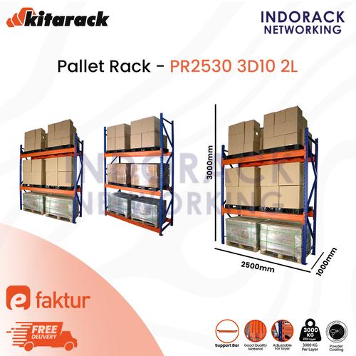 Jual KITARACK Rak Pallet 3 TON Racking Pallet Heavy Duty Panjang 2.5M ...