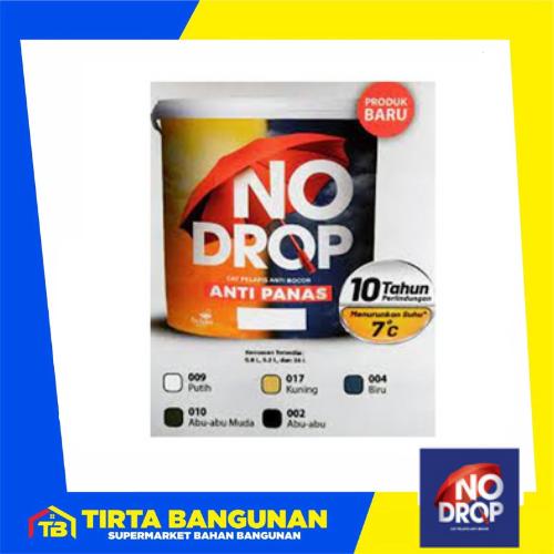 Jual NO DROP ANTI PANAS CAT PELAPIS ANTI BOCOR LINDUNGI 10 TAHUN 1 LITER - 002 ABU-ABU - Kota ...