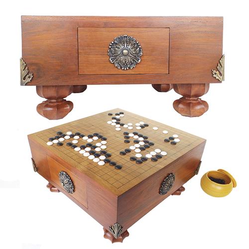 Jual 49.5 cm Papan Main Go / Exquisite Teak Go Board Game Set / Mainan ...